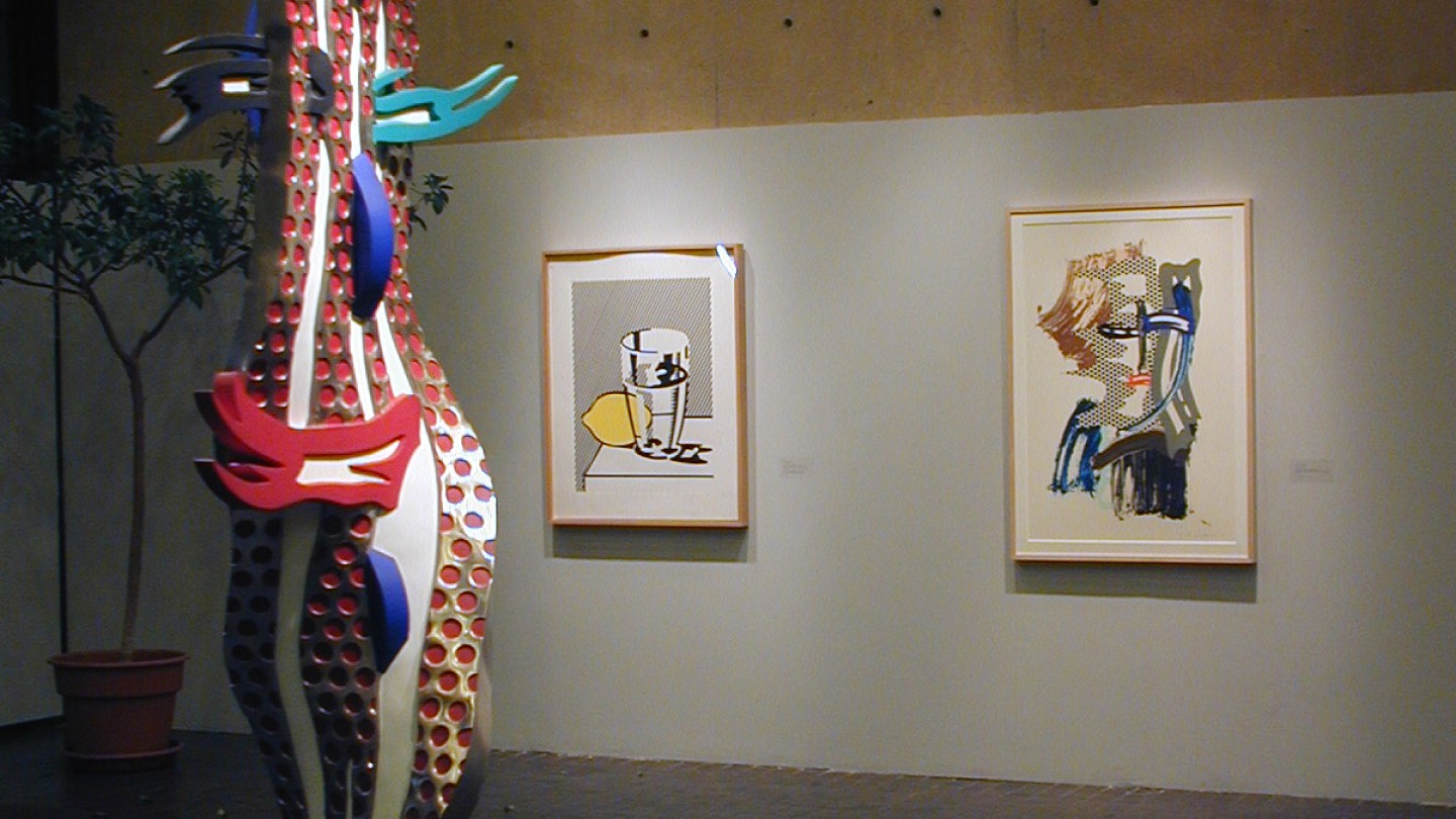 Roy Lichtenstein: Metallic Brushstroke Head and Related Prints | The ...